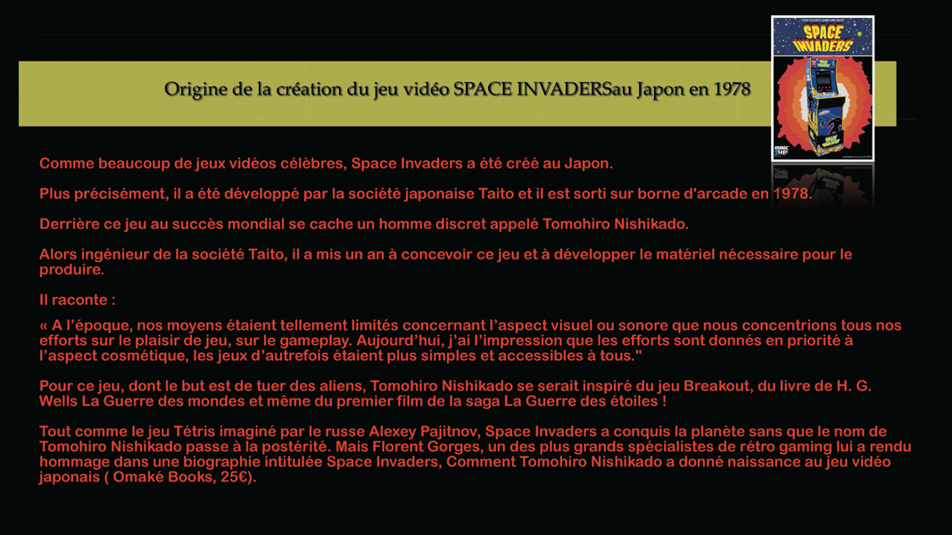 Space Inviders : Seconde CAP - EREA LEA Maurice Genevoix - Le Havre