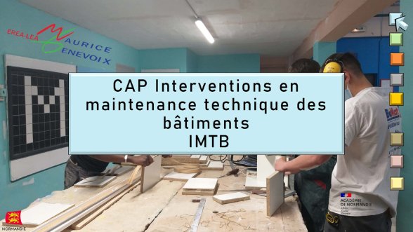 CAP Intervention Maintenance Technique du Bâtiment - EREA LEA Maurice Genevoix - Le Havre